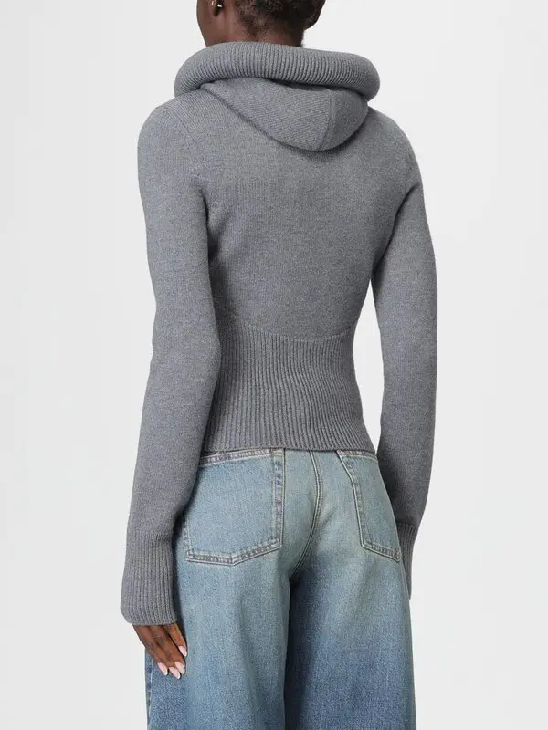 Alaïa Ribbed Knit Turtleneck Sweater