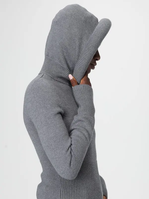 Alaïa Ribbed Knit Turtleneck Sweater