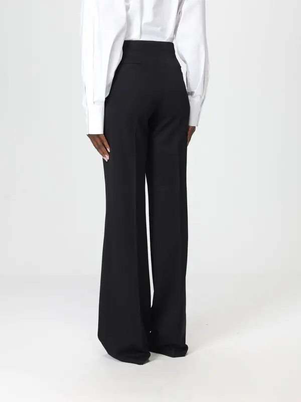 Attico Flared Tailored Pants - Black