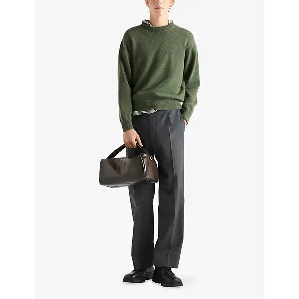 Prada Cashmere Crewneck Jumper - Green
