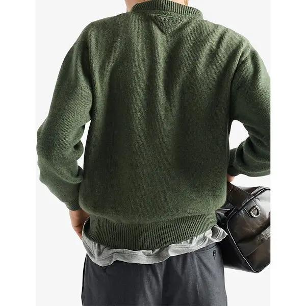 Prada Cashmere Crewneck Jumper - Green
