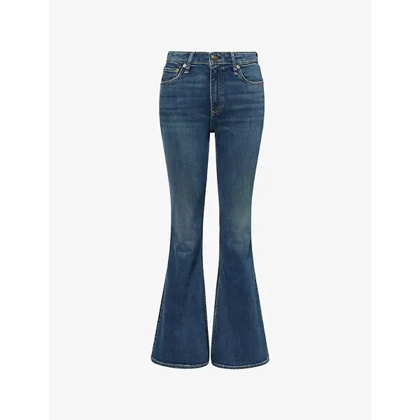 Rag & Bone Dahlia Flared Stretch-denim Blend Jeans