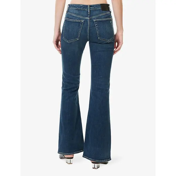 Rag & Bone Dahlia Flared Stretch-denim Blend Jeans