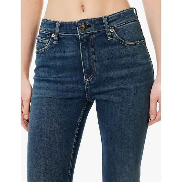 Rag & Bone Dahlia Flared Stretch-denim Blend Jeans