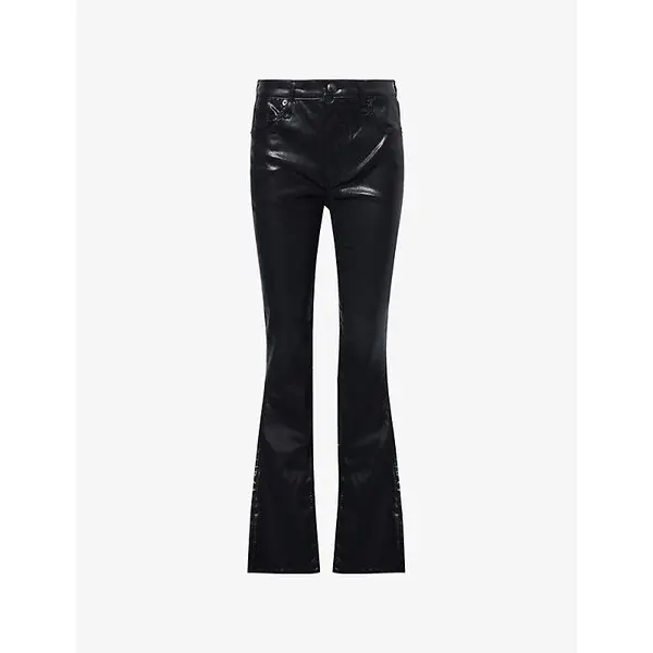 Rag & Bone Dahlia Flexi Coated Denim Trousers