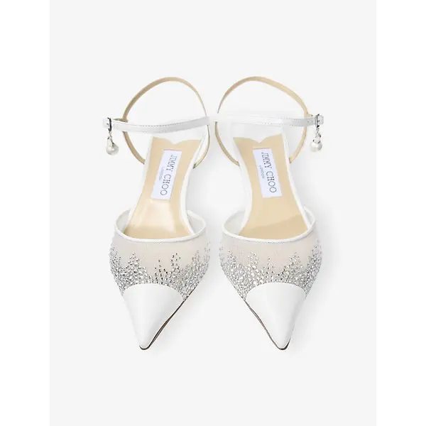 JIMMY CHOO Aren Sb 45 Mesh Heels
