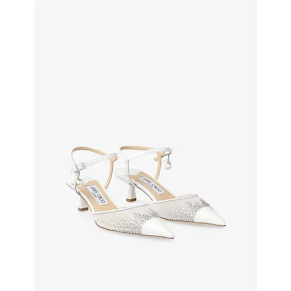 JIMMY CHOO Aren Sb 45 Mesh Heels
