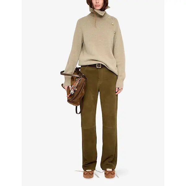 Zadig&Voltaire Mora Funnel-neck Cashmere Jumper