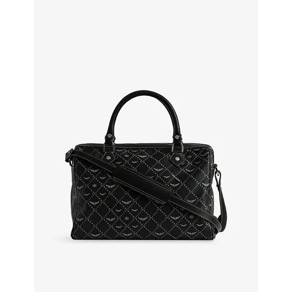 Zadig&Voltaire Monogram Faux-leather Shoulder Bag