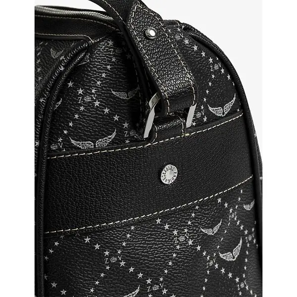 Zadig&Voltaire Monogram Faux-leather Shoulder Bag
