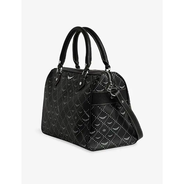 Zadig&Voltaire Monogram Faux-leather Shoulder Bag
