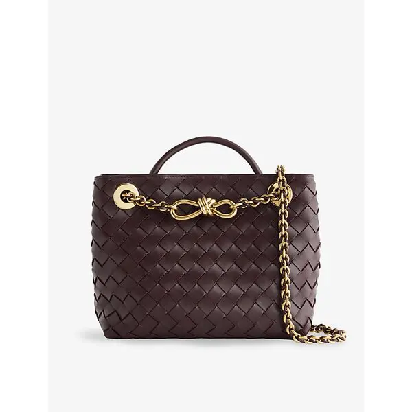 Bottega Veneta Andiamo Chain Small Leather Tote Bag