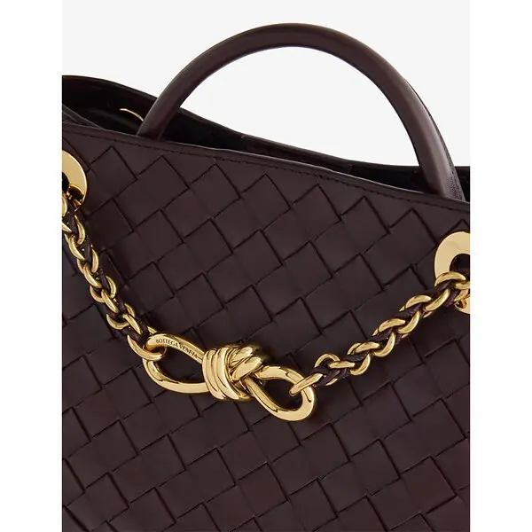 Bottega Veneta Andiamo Chain Small Leather Tote Bag