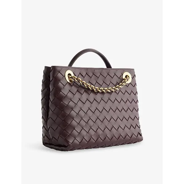 Bottega Veneta Andiamo Chain Small Leather Tote Bag