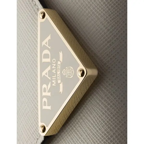 Prada Saffiano Leather Mini Bag - Neutral