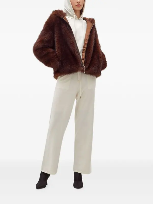 BLUGIRL Faux Fur Hooded Jacket