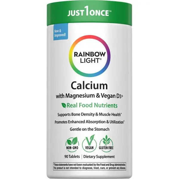 RAINBOW LIGHT Calcium Real Food Nutrients 90 Tablets - One-color