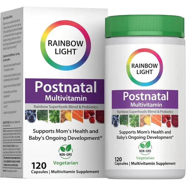 RAINBOW LIGHT Postnatal Multi 120 Capsules - One-color