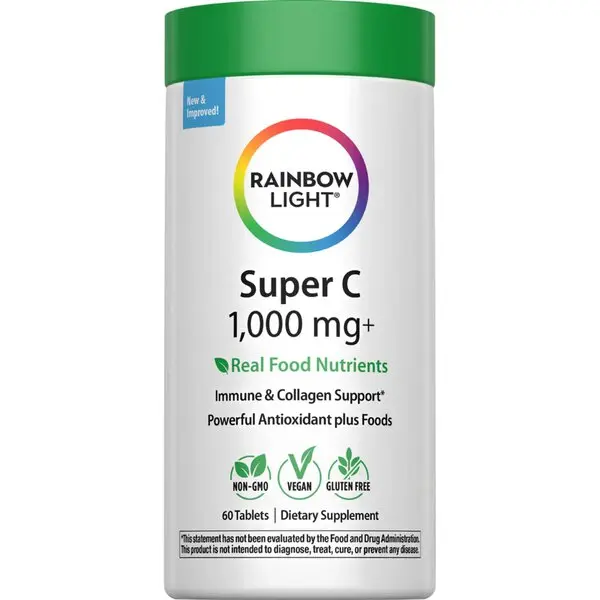 RAINBOW LIGHT Super C 1000 Mg 60 Tablets - One-color