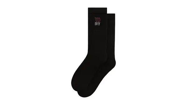 Kith Ivy Wilson Performance Crew Socks - Black