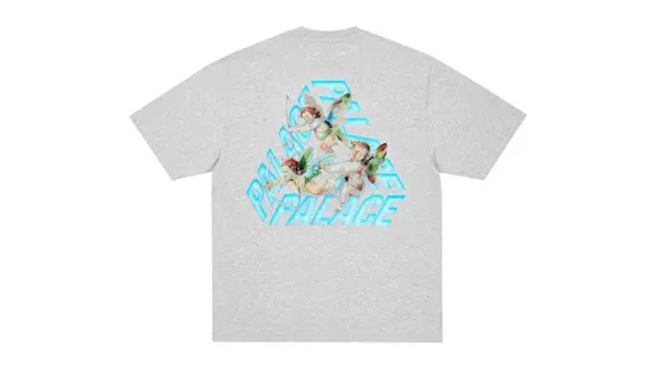PALACE Cherub P3 T-shirt - Grey Marl