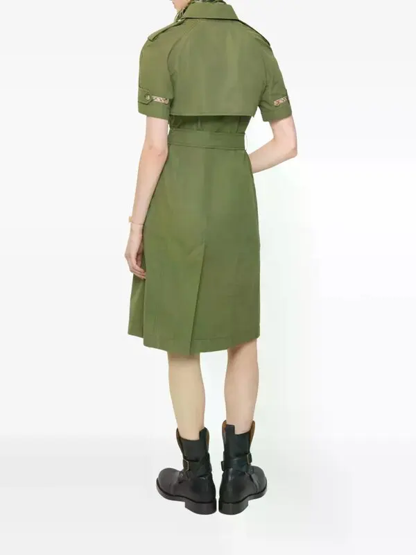 Burberry Button-fastening Midi Dress