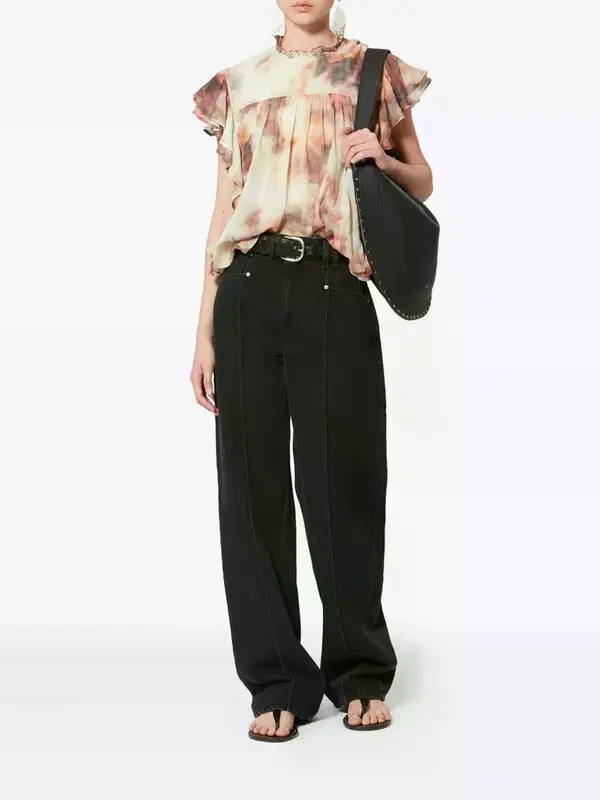 Isabel Marant Étoile Seam Detail Flared Jeans