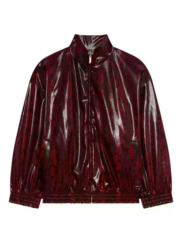Gcds Snakeskin Zip Jacket