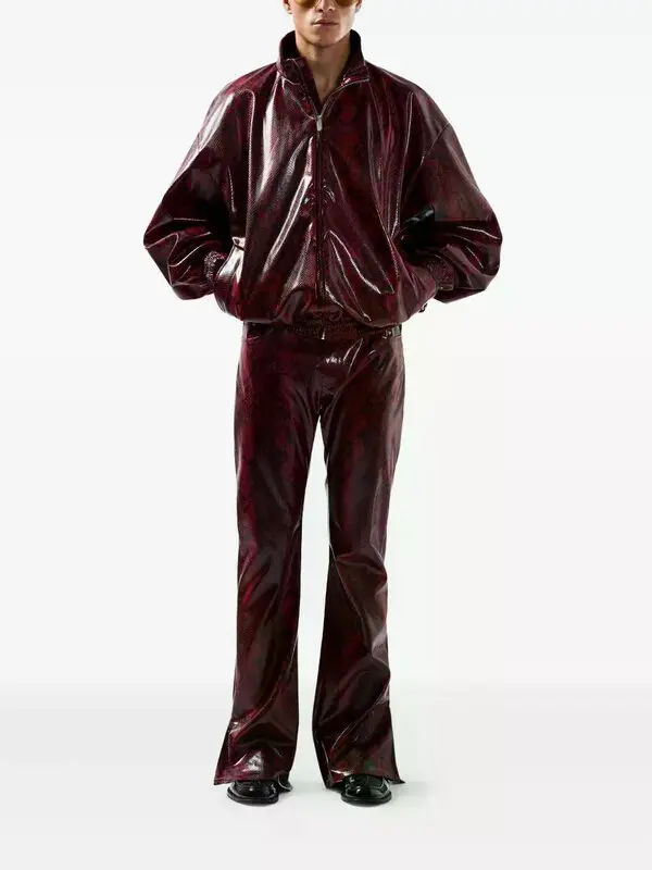Gcds Snakeskin Zip Jacket