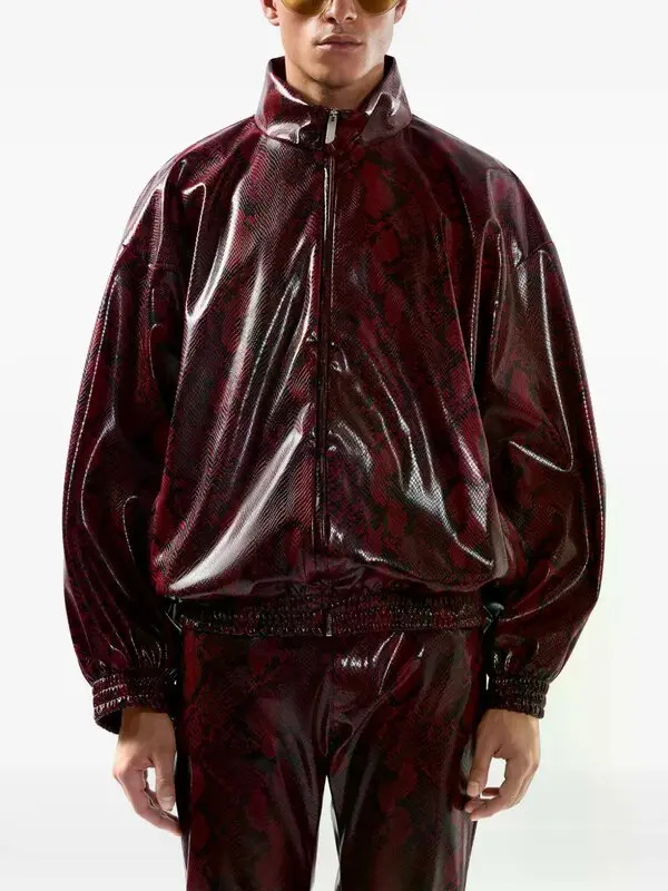Gcds Snakeskin Zip Jacket