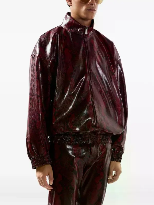 Gcds Snakeskin Zip Jacket