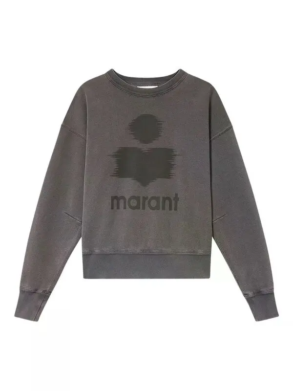 MARANT ETOILE Logo Detail Sweatshirt - Grey