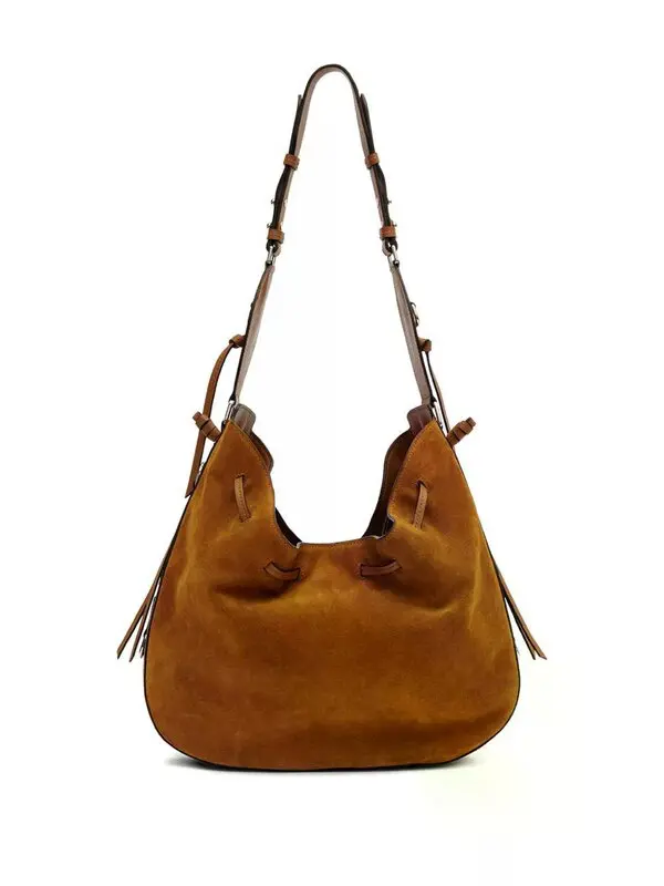 Isabel Marant Étoile Suede Calfskin Bolton Shoulder Bag - Brown