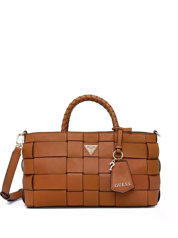Guess Woven-design Crossbody Bag