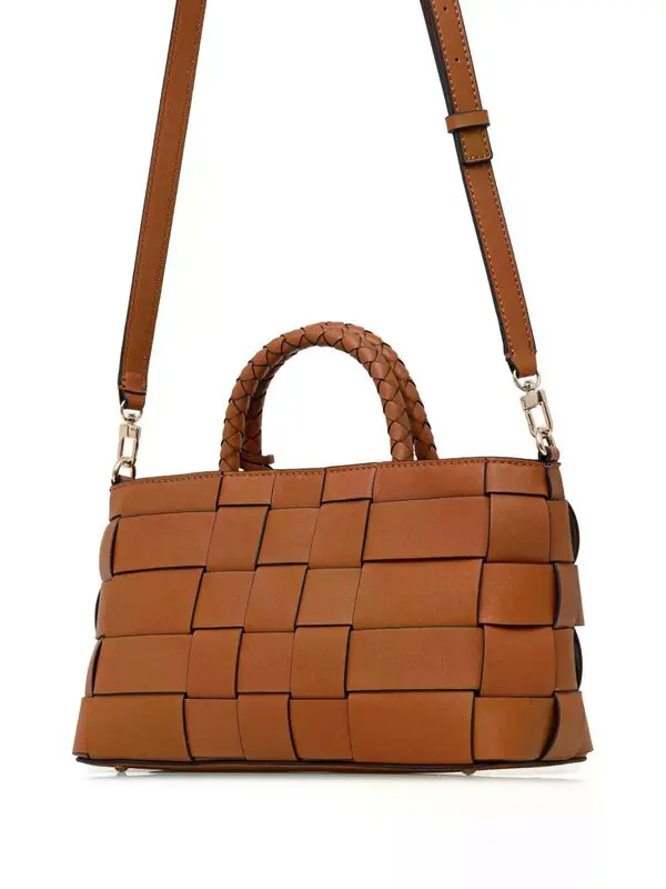 Guess Woven-design Crossbody Bag