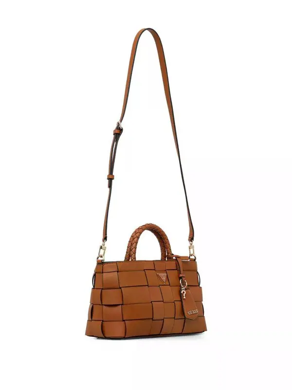 Guess Woven-design Crossbody Bag