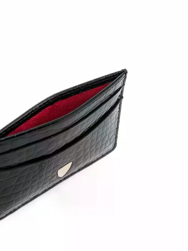 ASPINAL OF LONDON Croc-effect Cardholder