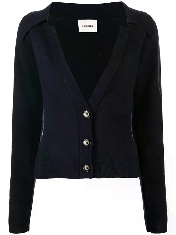 Nanushka V-neck Knit Cardigan
