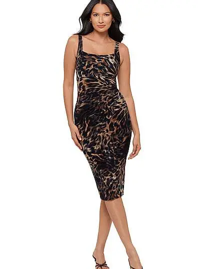 Victoria's Secret Miracle Suit Diva Shaping Dress - Print