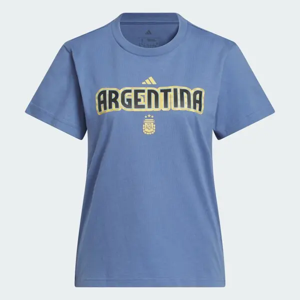 Adidas World Cup 2026 Argentina Home Graphic T-shirt - Crew Blue