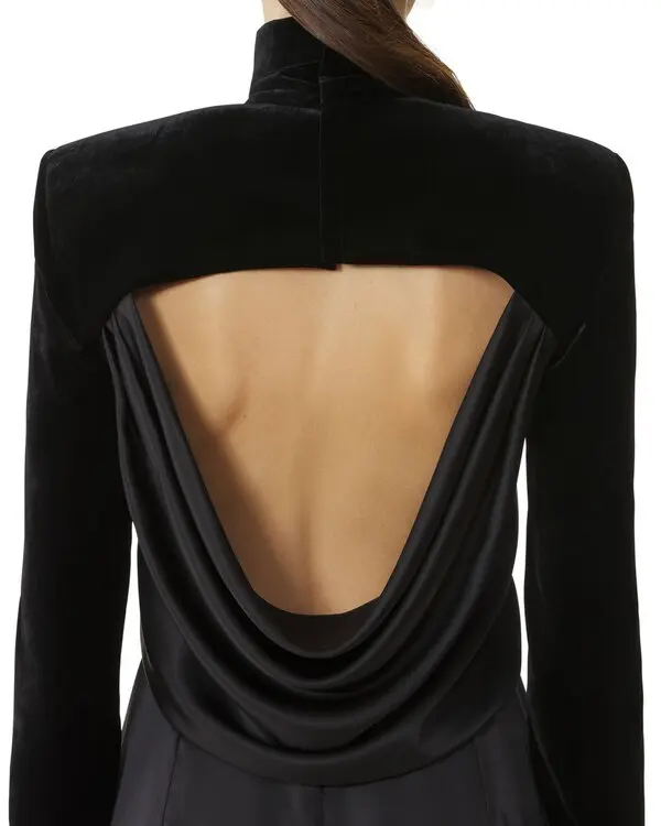 LANVIN Velvet Midi Dress