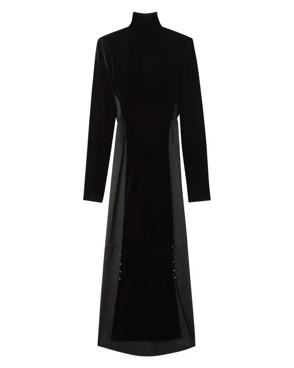 LANVIN Velvet Midi Dress
