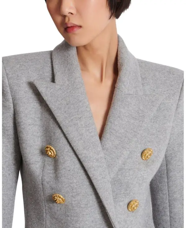 Balmain Knit 6-button Jacket
