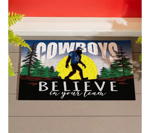 EVERGREEN Nfl Team With Bigfoot Pvc Doormat - One-color