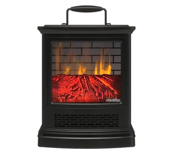 DURAFLAME Portable Stove Heater W/ 3d Flame Effect