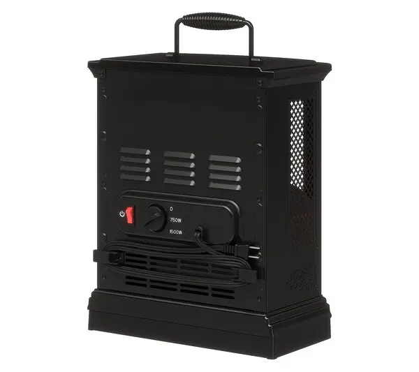 DURAFLAME Portable Stove Heater W/ 3d Flame Effect
