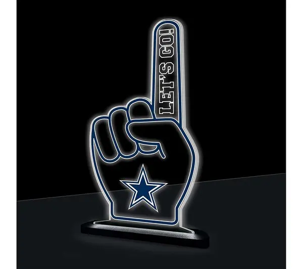 EVERGREEN Led Nfl Team Foam Finger Lit Table Si Gn