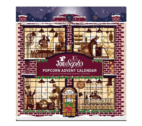 JOE & SEPH'S Sh11/17 24 Day Gourmet Popcorn Advent Calendar - One-color