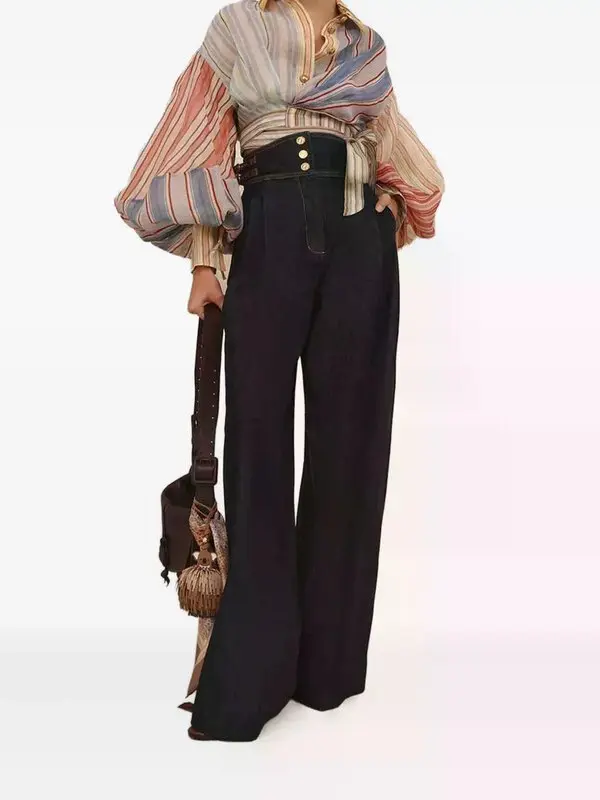 Zimmermann High-waist Flared Jeans - Blue