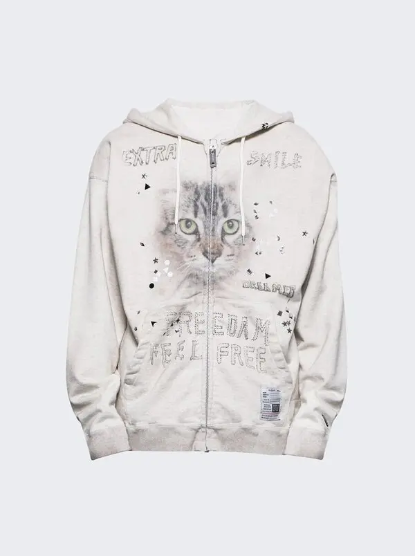 Mihara Yasuhiro Embellished Distressed Parka